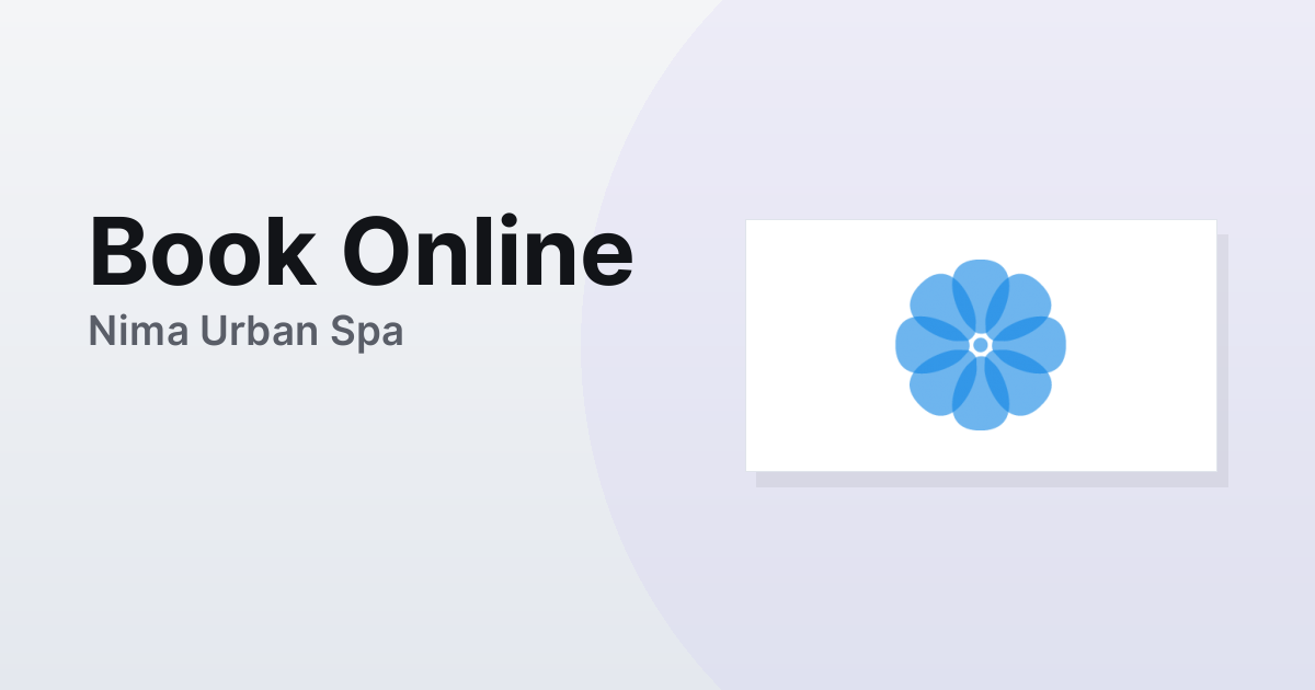 Nima Urban Spa Online Appointment Booking - Powered by SimpleSpa